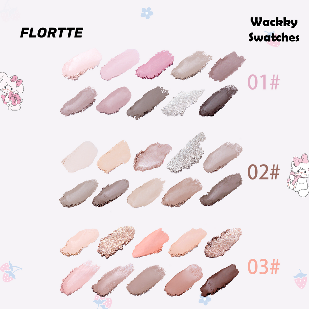 Wackky Series Ten-Color Eyeshadow Palette – FLORTTE