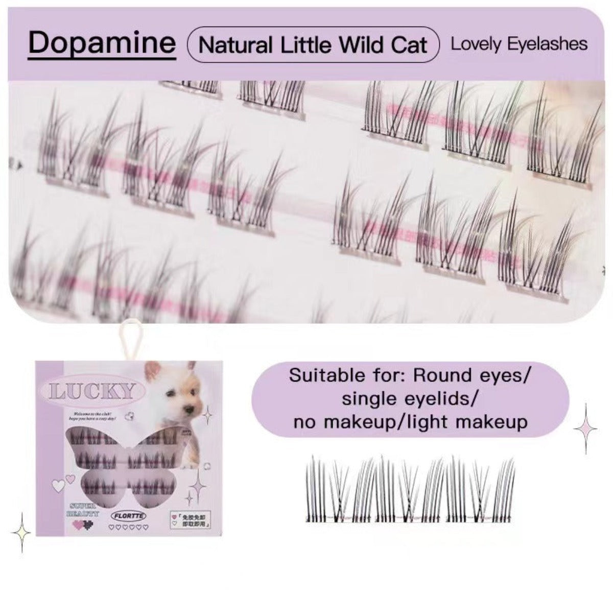 FLORTTE Super Beauty Series Adhesive-Free False Eyelashes